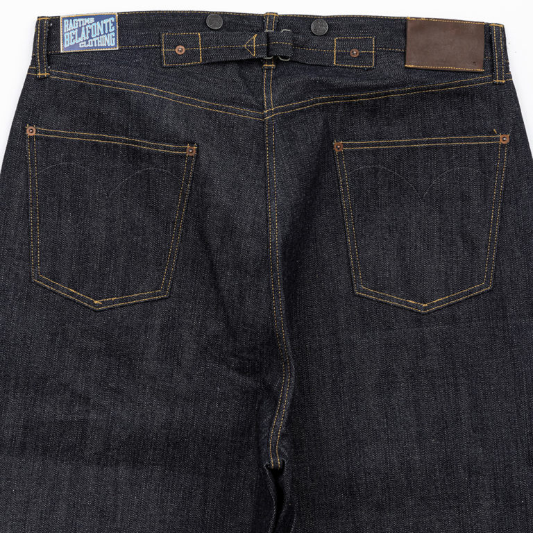 RAGTIME 1936BUCKLE BACK DENIM PANTS / BELAFONTE - PEDESTRIAN